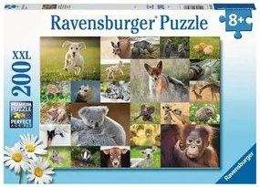 Ravensburger Koláž zvířecích mláďat / 200 dílků / od: 6 let