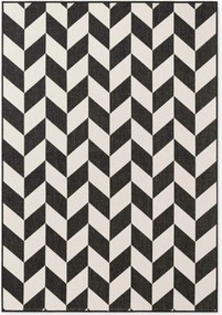 Ted Baker, Kusový koberec Ted Baker Haringey 106378 Black White, 200x300, černobílá, chodba / předsíň