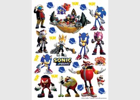 Dětská samolepka na zeď Sonic | 65 x 85 cm | DDK2367