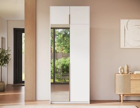 ADRK Furniture Alera II s nástavcem Skříň s otočnými dveřmi ADRK-W-ALER-100-WG