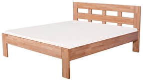 Masivní postel INA - Solwo Design Materiál: Dub Cink, Povrchová úprava: Olej odstín BO103, Specifikace: 120x200