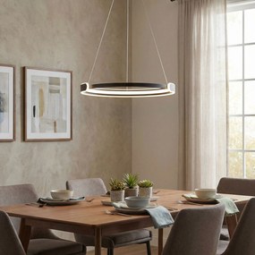 Toolight Toolight, LED stropní svítidlo 50cm, 48W, 4000K, 2500lm, APP1927-CP, černá, OSW-66067
