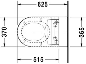 DURAVIT DARLING NEW WC závěsné, 2544590000