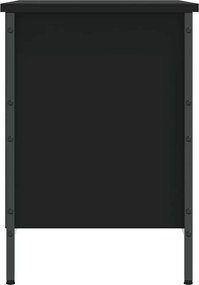 vidaXL Botník 69 x 35 x 50 cm kompozitní dřevo [831833] Barva: Černá