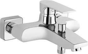 Novaservis, Nástěnná vanová baterie bez příslušenství ALGEO SQUARE chrom, BAQ1