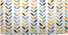 Sablio Ručník Barevné lístky - 70x140 cm