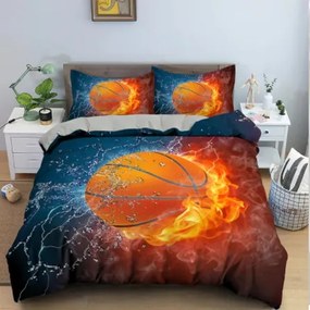 Krásně barevné 3-dílné ložní povlečení s 3D motivy Varianta: set 02, Velikost: Double: 210*210 cm + 50*75 cm