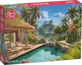 CHERRY PAZZI Puzzle Prázdniny v tropech / 2000 dílků / 100x70 cm