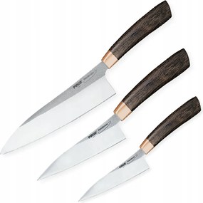 Sada kuchyňských nožů Gyuto 180 mm, Gyuto 140 mm, Paring 110 mm Pirge Handm