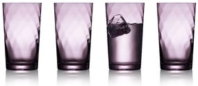 Lyngby Glas Sada sklenic Highball Vienna 40 cl (4 ks) Purple