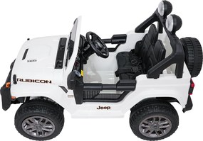 Ramiz Jeep Wrangler Rubicon LIFT elektrické autíčko pro děti bílé