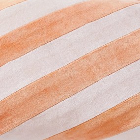 Butlers VACANZA Polštář pruhy 35 x 60 cm - oranžová/růžová