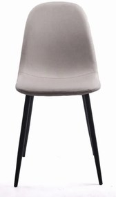 Jídelní židle DART béžová (černé nohy)