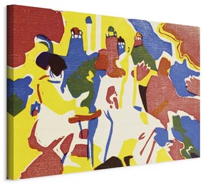 Obraz XXL Zvuk malby - Kandinského expresivní a barevná kompozice
