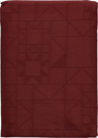 Ubrus Star Damask 140 x 270 cm červený