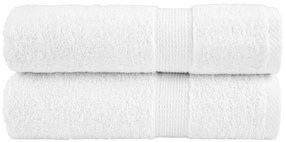 Prémiové osušky SOLUND 2 ks bílé 100x150 cm 600 g/m² 137132