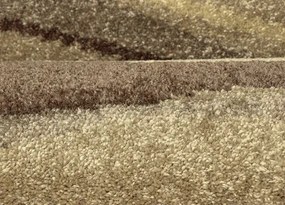 Koberce Breno Kusový koberec PORTLAND 1598/AY3D, Hnědá, Vícebarevné, 200 x 285 cm