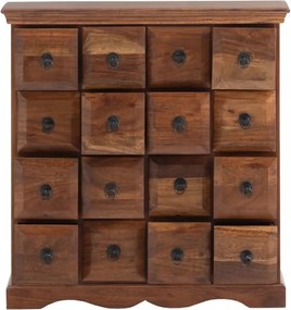 furniture-nabytek.cz - Komoda Meridan akácie 16 šuplíku