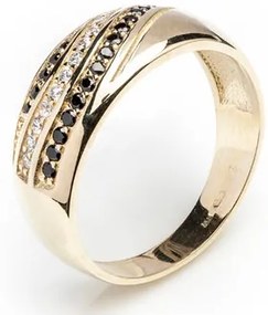 Dámský luxusní zlatý prsten se zirkony cca 585/4,50gr vel. libovolná 223041340
