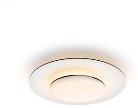 Philips Osvětlení - Stropní LED svítidlo, průměr 40 cm, 2700 K, 30 W, stmívatelné, bílá/černá 929003315801