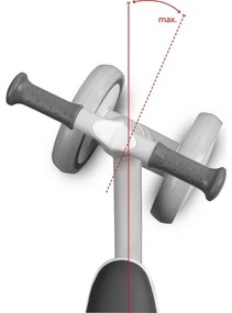 Odrážedlo KVADROLET šedá/růžová