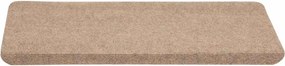 Samolepicí podložky na schody 30 ks Béžová 65x24,5x3,5 cm 3365898