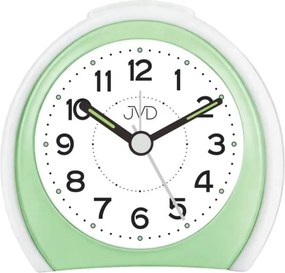 JVD Netikající tichý ručkový budík s osvětlením s plynulým chodem JVD SRP850.3