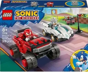 LEGO® Sonic the Hedgehog™ 77118 Silver a jeho auto vs. Knuckles a jeho