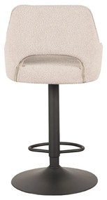 LABEL51 barová židle FER krémové bouclé CM-55.014