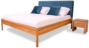 Postel Postelia AMARE Dub 140x200 - dřevěná postel z masivu o šíři 4 cm