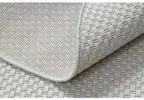 Dywany Luszczow Kusový koberec kulatý TIMO 6272 SISAL venkovní bílý Rozměr koberce: 150 cm KRUH