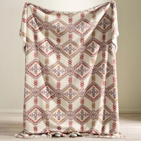 Deka v přírodní barvě 240x200 cm Navajo Fleece – Catherine Lansfield