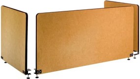 Desk Divider 152,4 cm Desk Privacy Panel, 3 Panel Privacy Akustický panel – Žlutá