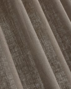 Závěs na řasící pásce wave barva béžová látka poloprůhledná, pletený vzor