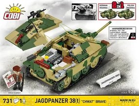 COBI 2670 Jagdpanzer 38(t) „Chwat" / Stavebnice / 1:28 / 731 dílků / o