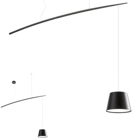 Redo 01-1498 - LED Lustr na lanku LOLLI LED/6W/230V černá 01-1498