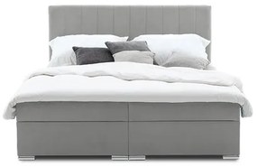 Čalouněná postel GRENLAND 160x200 cm Světle šedá