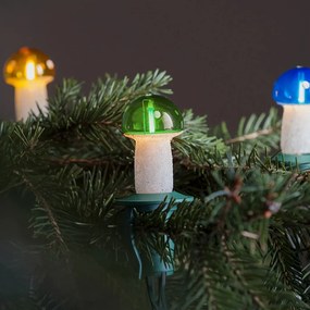 Exihand Vánoční souprava Led Filament Muchomůrka barevná 12 žárovek