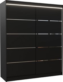 ADRK Furniture Posuvná skříň s LED osvětlením SPECTRA 180 ADRK-SW-SPE-B-180