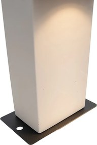 Moderní venkovní patník šedý 35 cm IP44 - Pompei