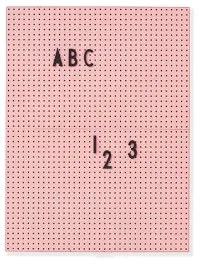 Tabule Message board růžová A4 Design Letters
