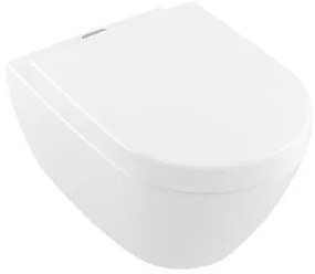 Villeroy & Boch Subway 2.0 - Závěsné WC, Aquareduct, DirectFlush, hluboké splachování, alpská bílá 5614A101