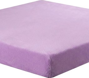 Napínací prostěradlo mikroplyš fialové