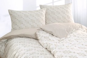 Florella Saténové polvečení Sante Beige Rozměr: 70x90 + 140x200 cm