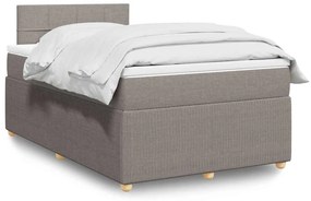 Box spring postel s matrací taupe 120x200 cm textil 3289727
