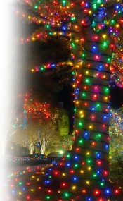Vánoční světýlka venkovní FLASH multicolor 300 LED