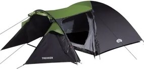 NILS Camp NC6012 Trekker zelený / Turistický stan / 4 osoby / 130+210