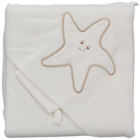 Scarlett Froté ručník - hvězda s kapucí Žlutá