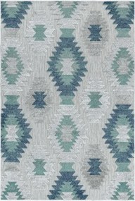 Ayyildiz, AKCE: 80x250 cm Kusový koberec Bahama 5153 Blue – na ven i na doma, modrá, chodba / předsíň