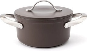 Elmich Nepřilnavý keramický hrnec Zen Ø 18 cm - hnědá